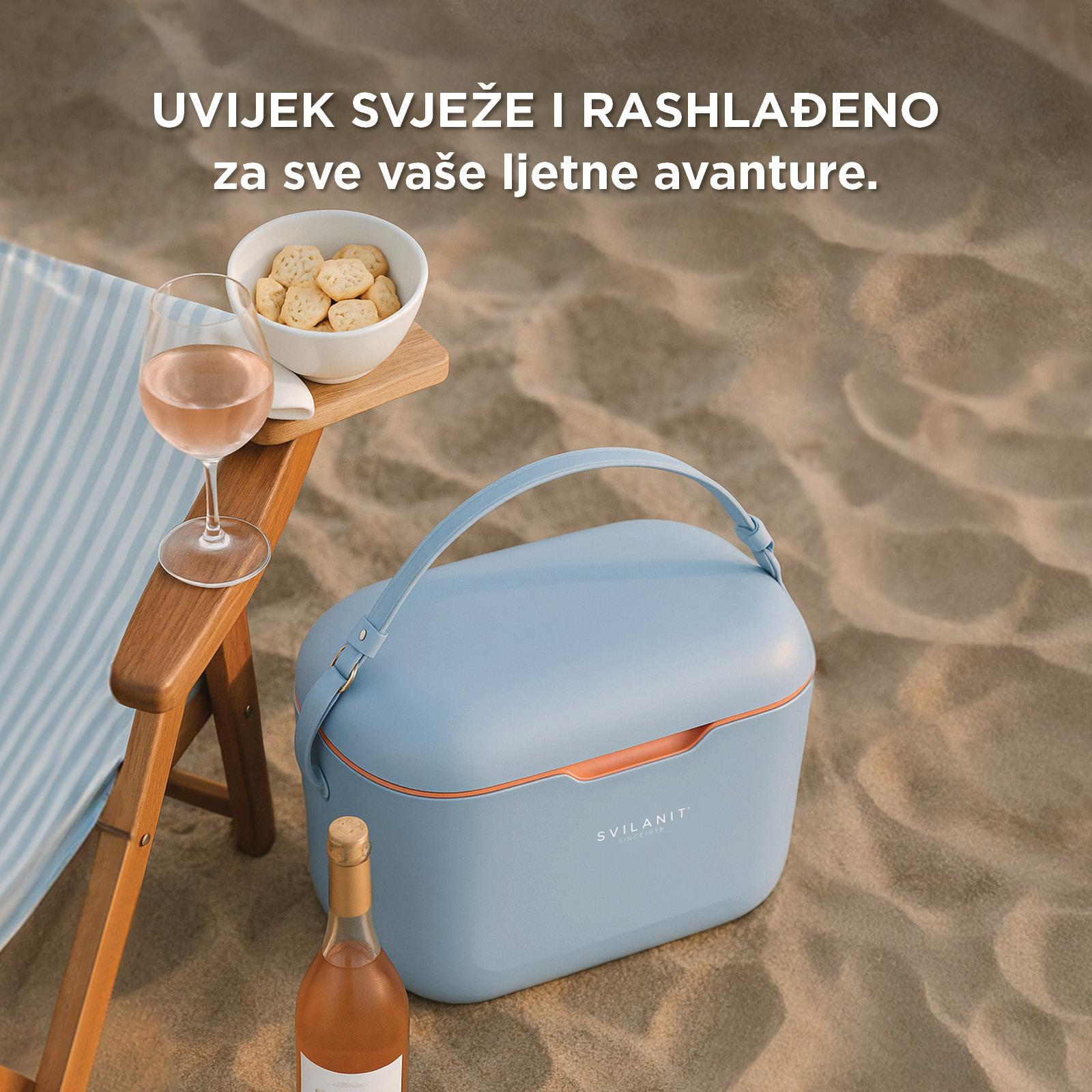 Rashladna torba Svilanit 20 L s ulošcima za hlađenje – plava - Vitapur