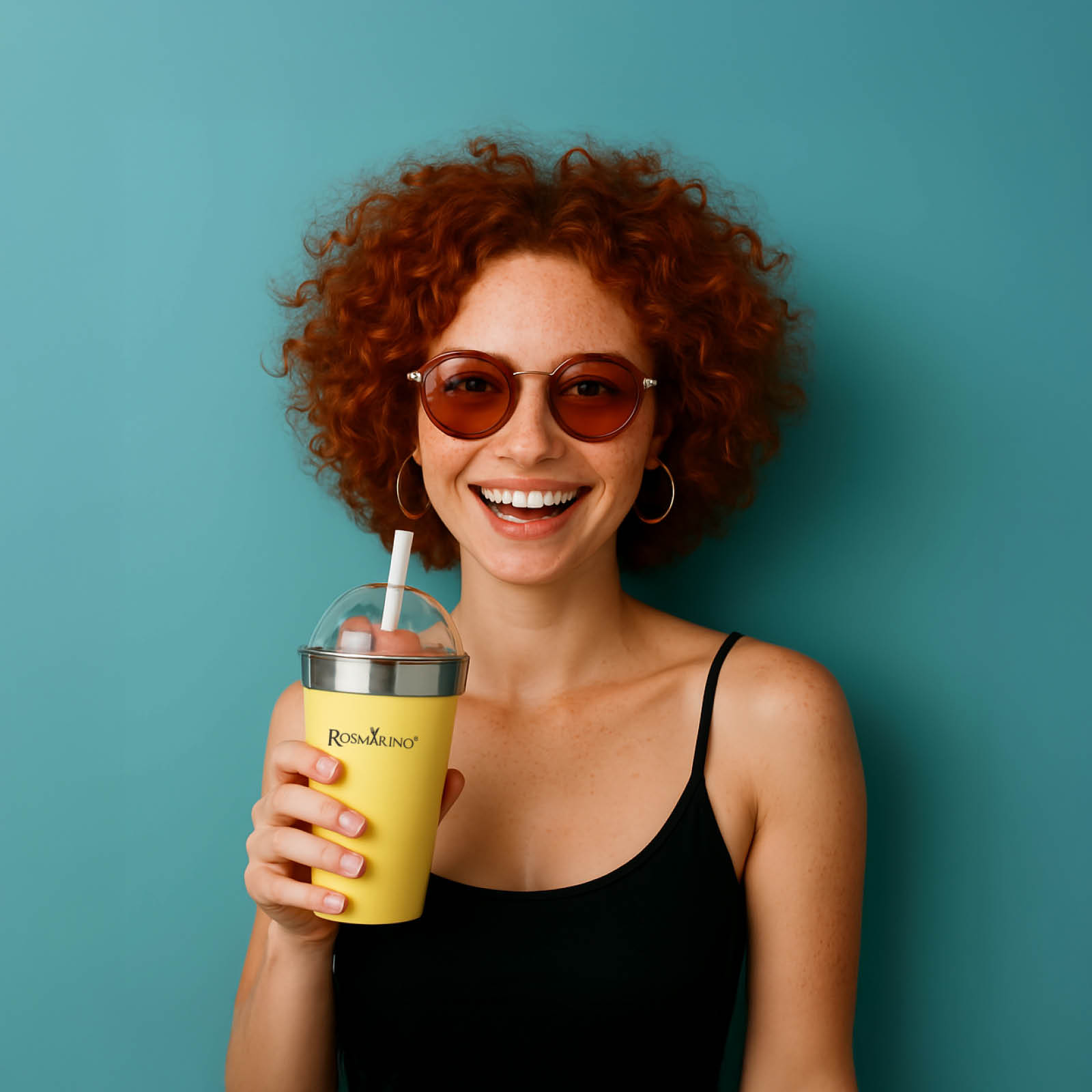 Termo čaša Rosmarino Sip`n`Chill 500 ml – žuta - Vitapur